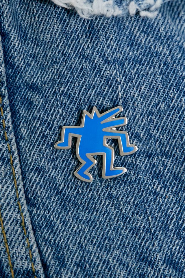 PINTRILL © Keith Haring Foundation Dancing Dog Pin | Urban Outfitters UK
