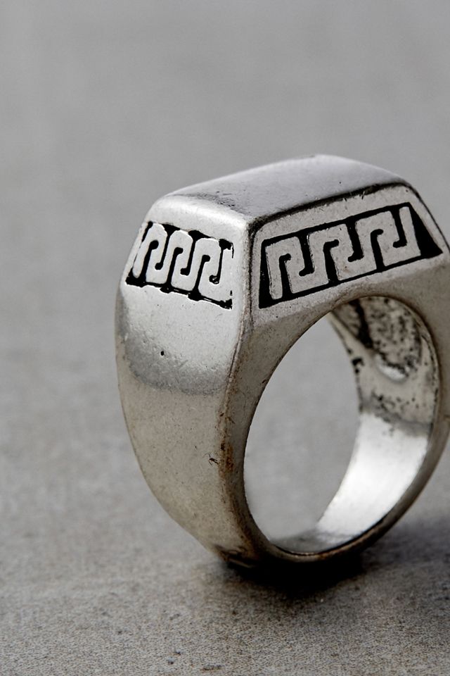 Roman Signet Ring | Urban Outfitters UK