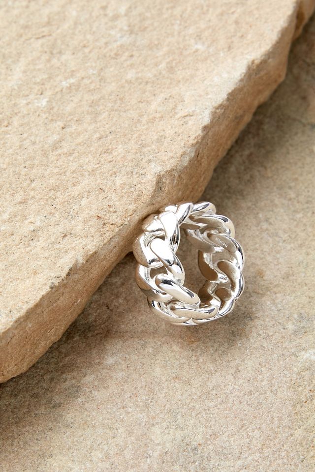 Chained + Able Chunky Cuban Ring | Urban Outfitters UK