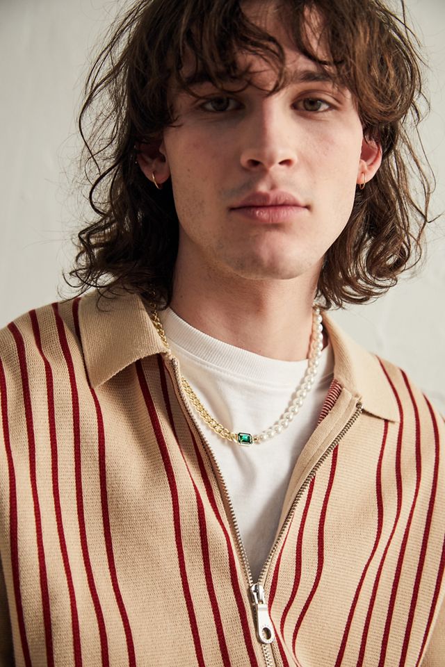 Serge DeNimes Gold Luxe Necklace | Urban Outfitters UK