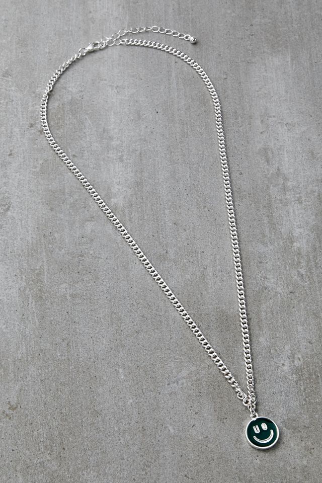 Smile Pendant Chain Necklace | Urban Outfitters UK
