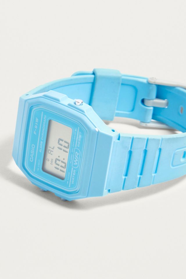Casio Classic Light Blue Digital Watch | Urban Outfitters UK