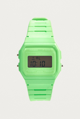 Casio Classic Light Green Digital Watch | Urban Outfitters UK