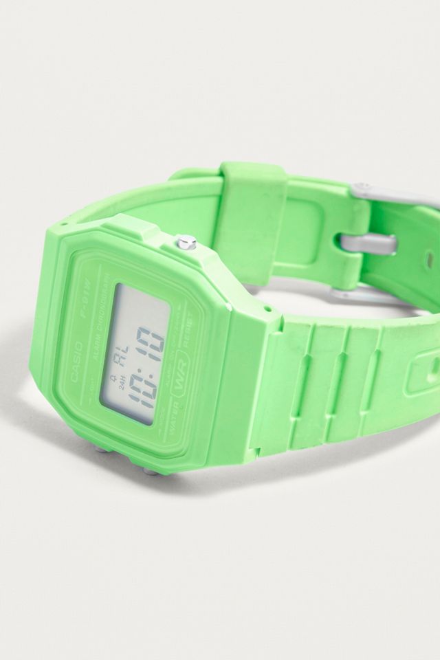 Casio Classic Light Green Digital Watch | Urban Outfitters UK