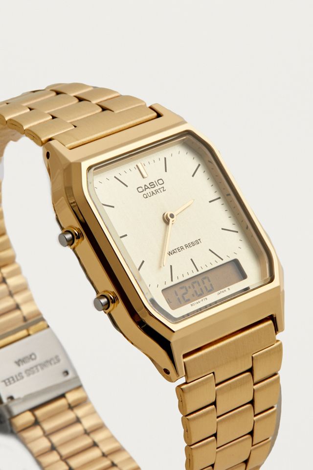 Casio Gold Analogue Watch | Urban Outfitters UK