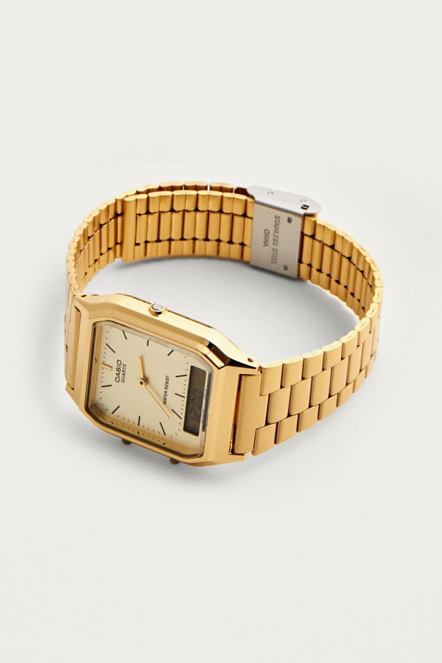 Casio Gold Analogue Watch | Urban Outfitters UK