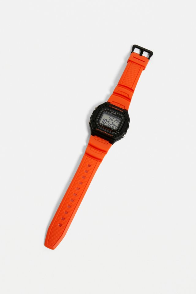 Casio Illuminator Orange Watch | Urban Outfitters UK