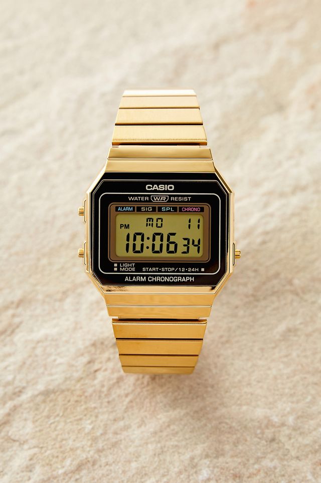 Casio Gold A700WEG-9AEF Watch | Urban Outfitters UK