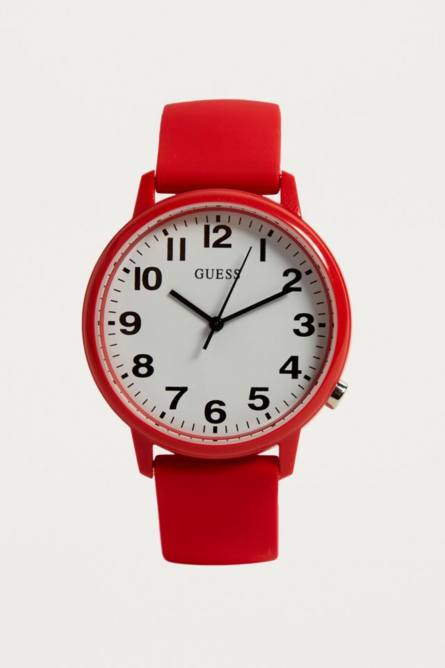 GUESS Originals Red Watch | Urban Outfitters UK