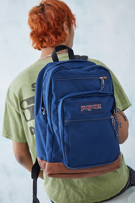 JanSport Navy Student Backpack | Urban Outfitters UK