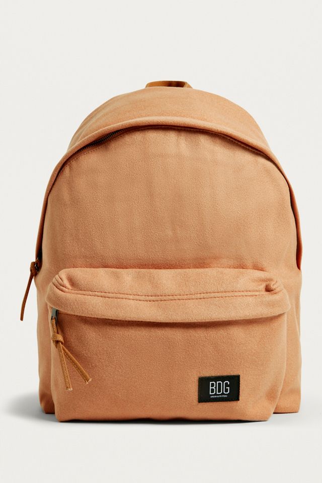 BDG Felt Tan Backpack | Urban Outfitters UK