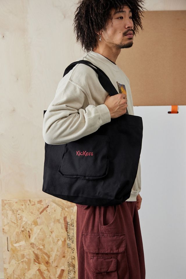 Kickers Black Tote Bag | Urban Outfitters UK