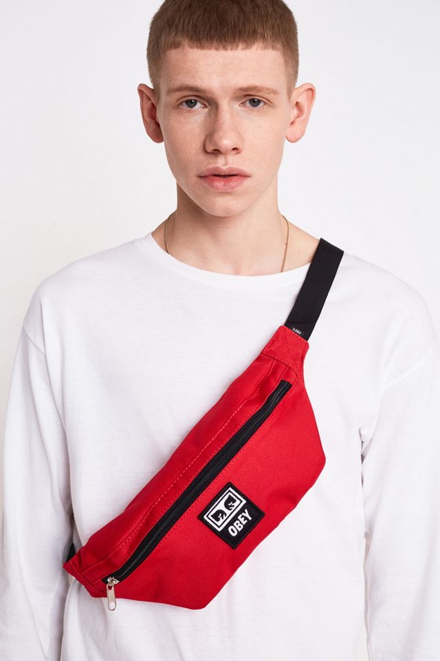 OBEY Red Daily Bum Bag | Urban Outfitters UK