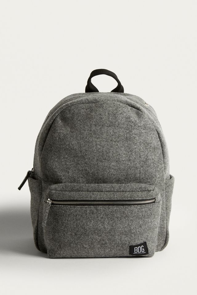 BDG Felt Charcoal Backpack | Urban Outfitters UK