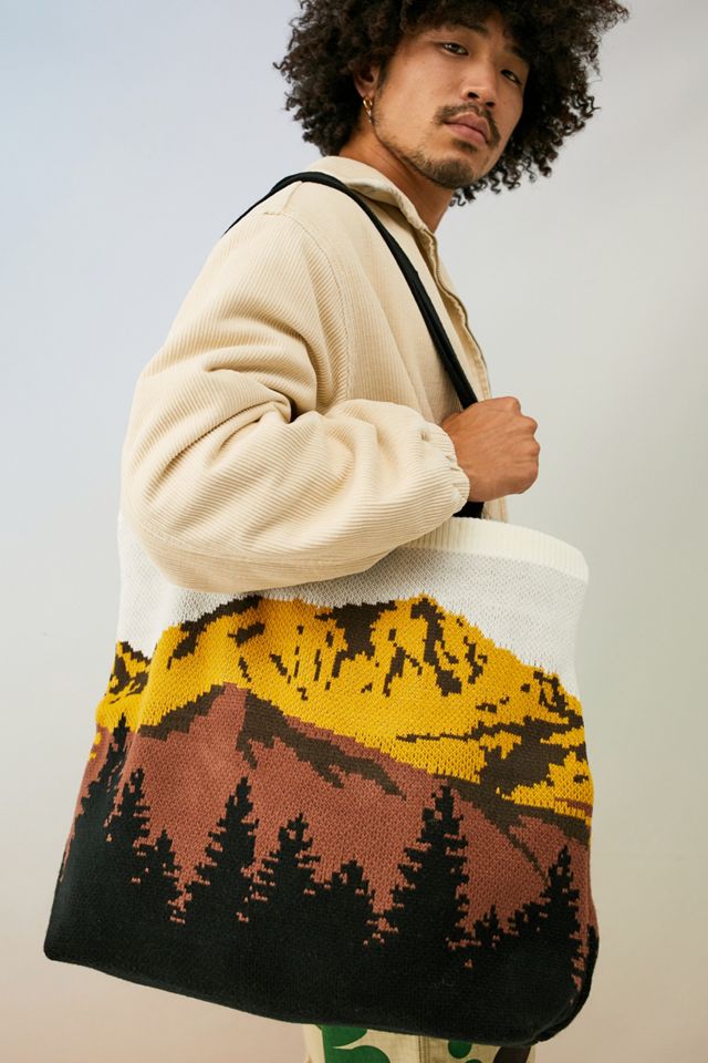 LANDSCAPE KNIT TOTE | Urban Outfitters UK