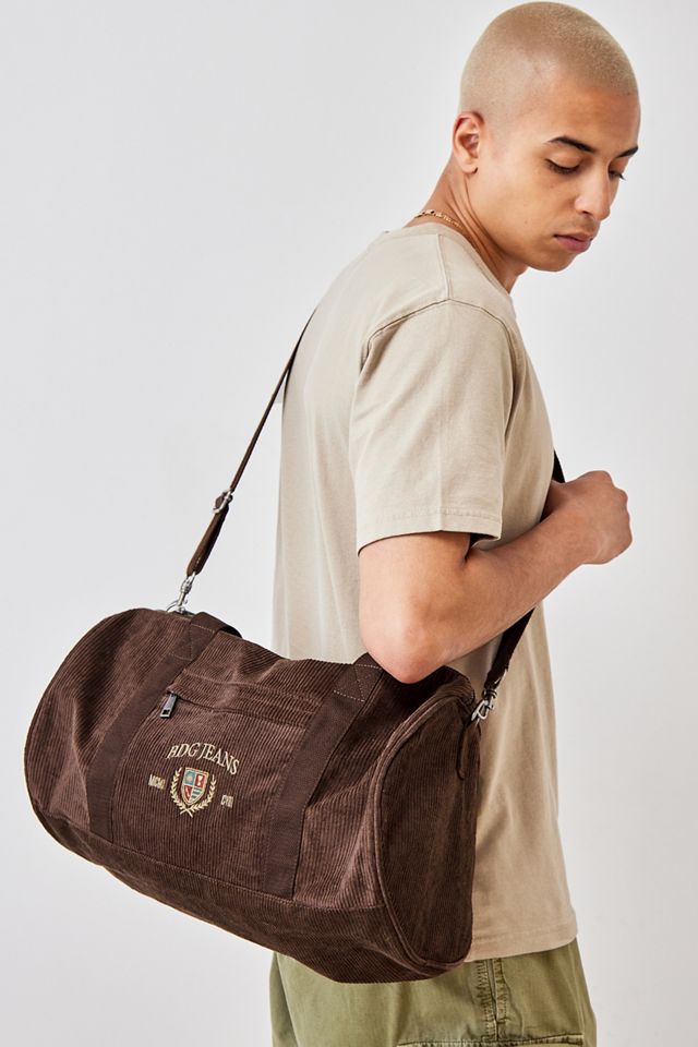 BDG Brown Corduroy Duffle Bag | Urban Outfitters UK