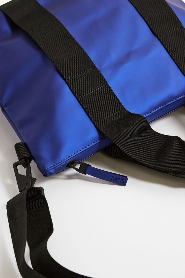 Rains Blue Mini Tote Bag | Urban Outfitters UK