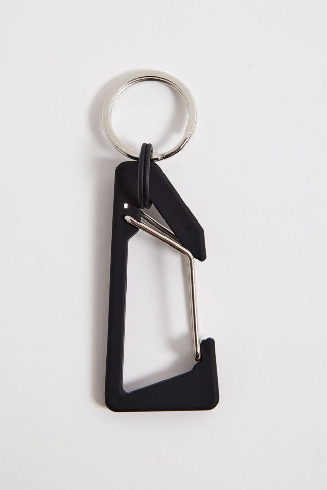 Rains Black Carabiner Clip | Urban Outfitters UK