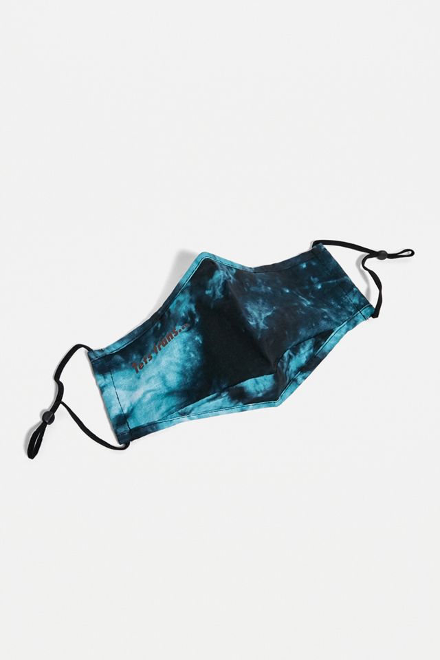 iets frans... Blue Tie-Dye Cotton Face Mask | Urban Outfitters UK