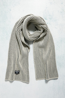 BDG Grey Ribbed Scarf | Urban Outfitters UK