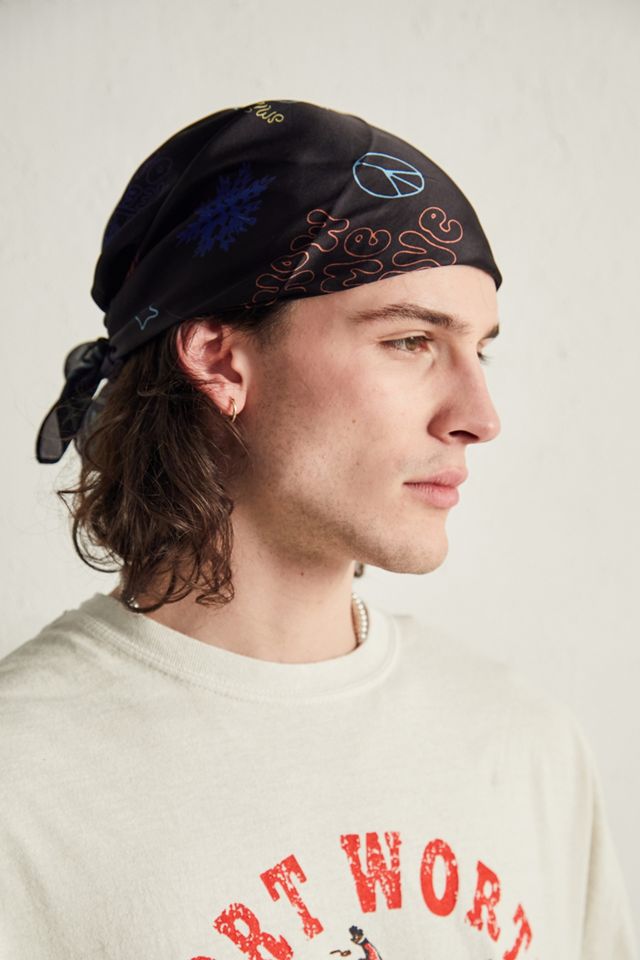 UO Doodle Bandana Scarf | Urban Outfitters UK