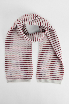 BDG Grey & Red Stripe Thin Scarf | Urban Outfitters UK