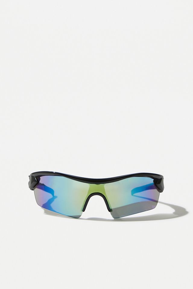 iets frans... Green Brooks Visor Sunglasses | Urban Outfitters UK
