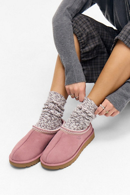 UGG Pink Tasman Slippers | Urban Outfitters UK