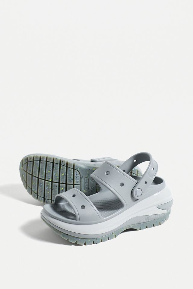 Crocs Grey Mega Crush Sandals | Urban Outfitters UK
