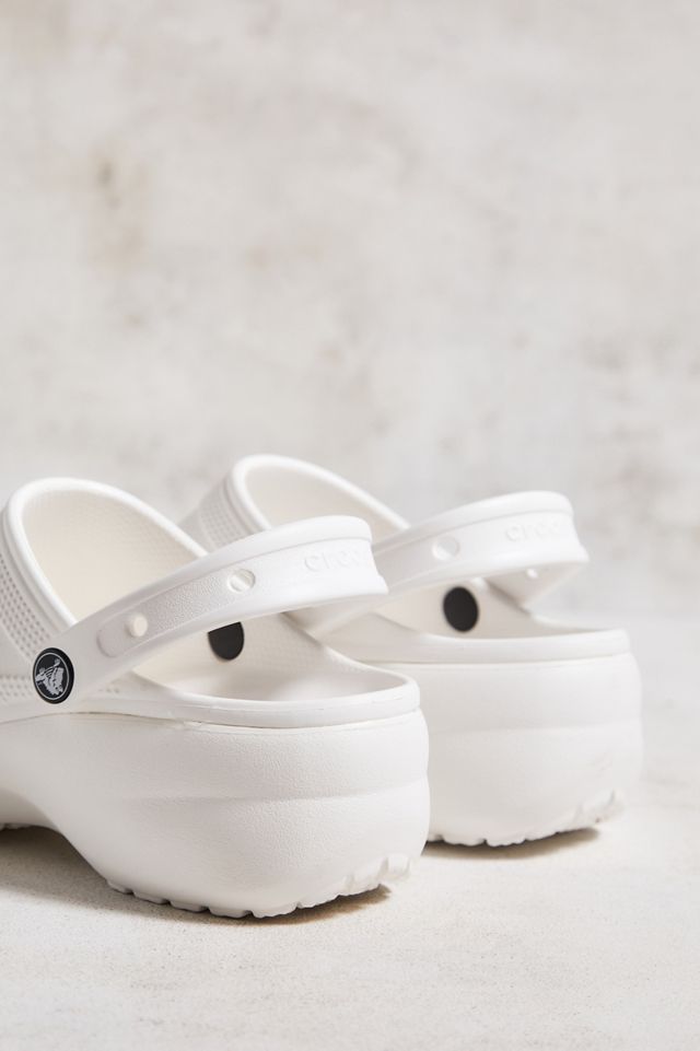 Crocs White Classic Platform Clogs | Urban Outfitters UK