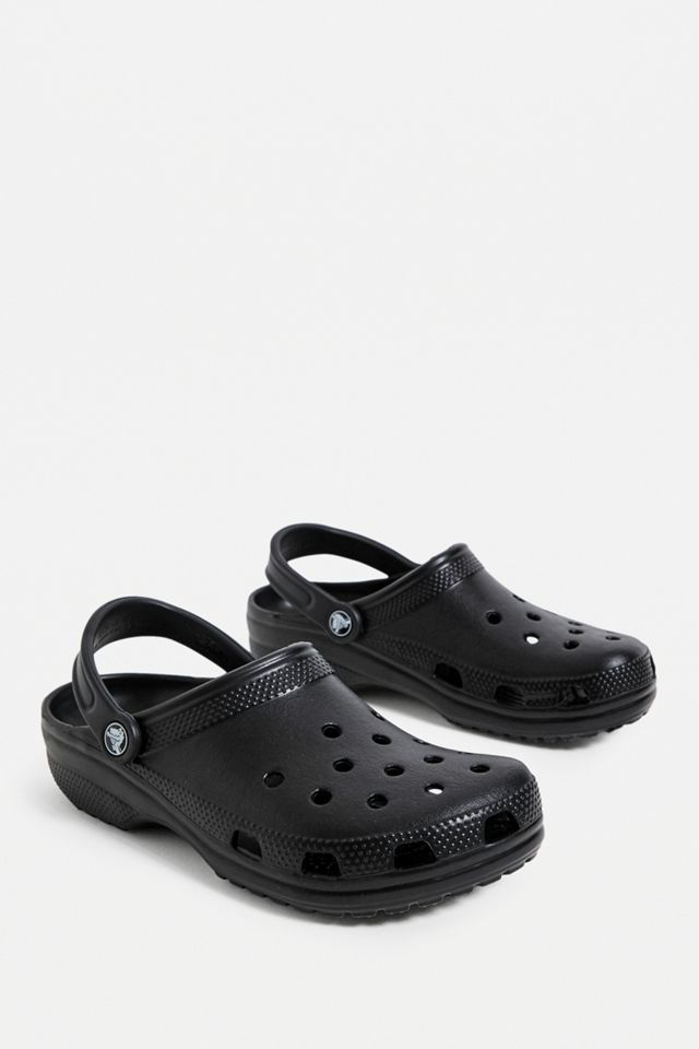 Crocs Classic Black Clogs | Urban Outfitters UK