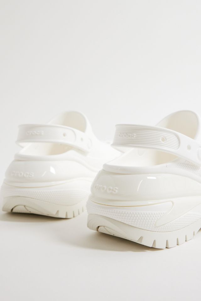 Crocs White Mega Crush Clogs | Urban Outfitters UK