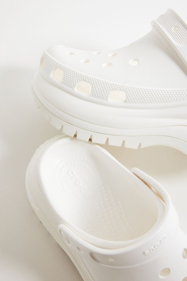 Crocs White Mega Crush Clogs | Urban Outfitters UK