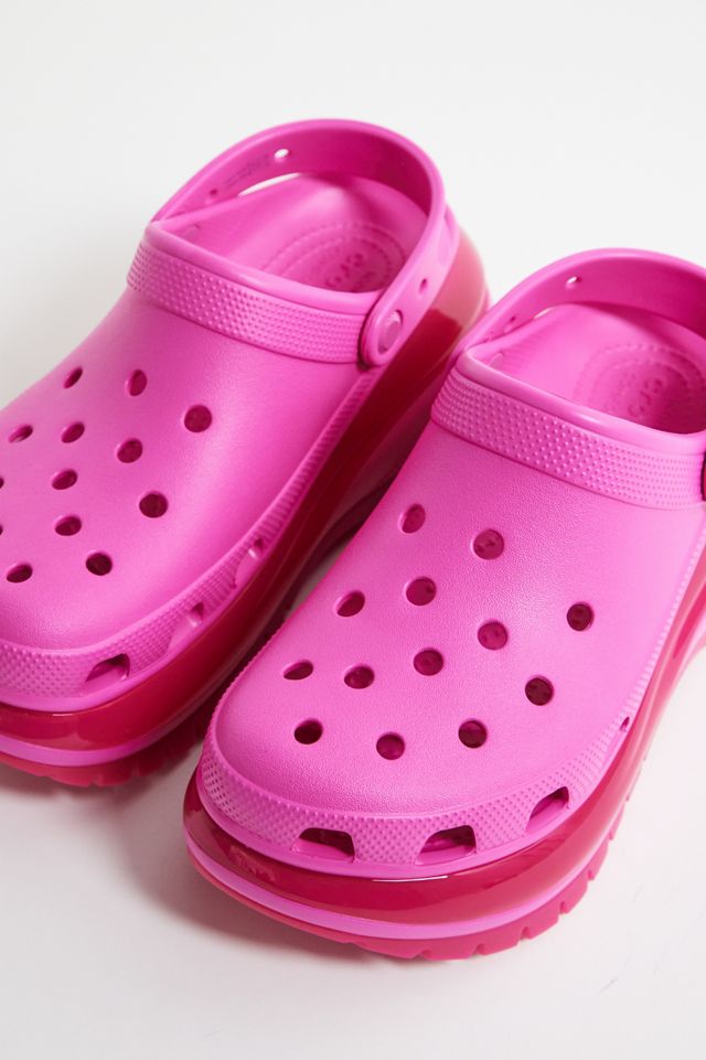 Crocs Pink Mega Crush Clogs | Urban Outfitters UK