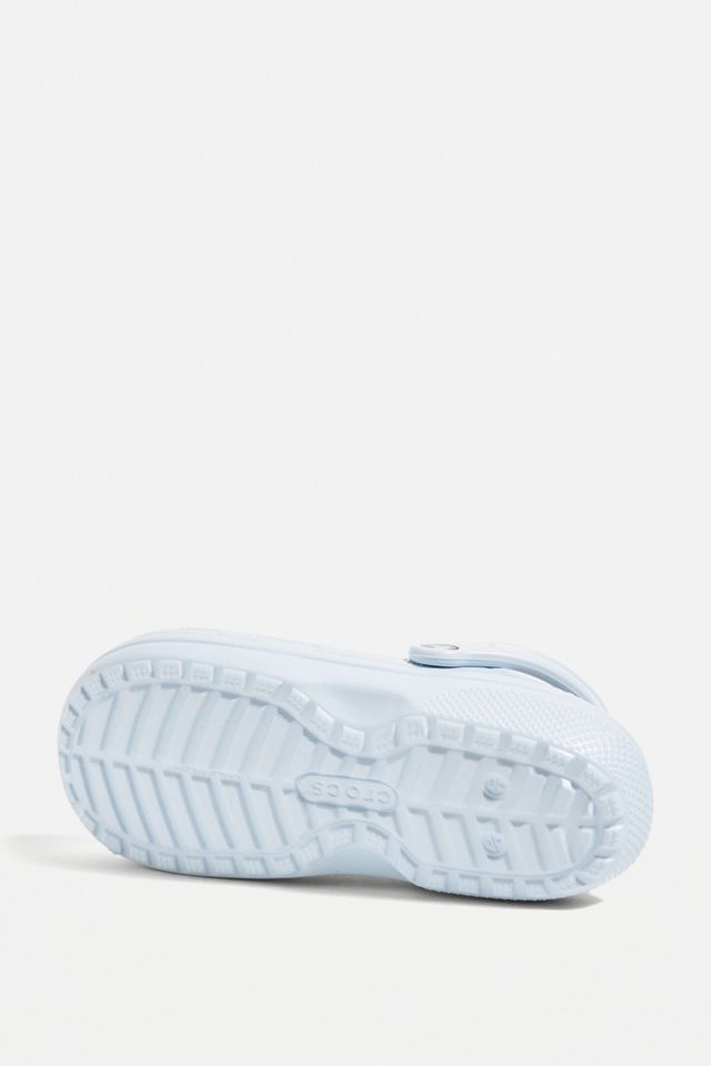 Crocs Mineral Blue Classic Lined Clogs | Urban Outfitters UK