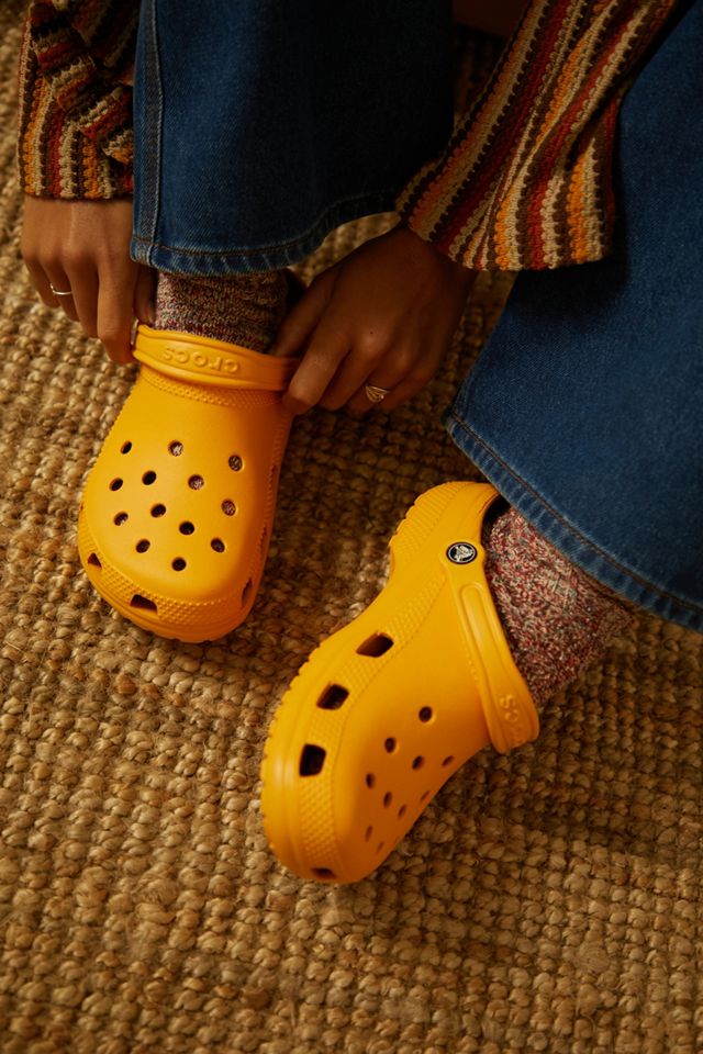 Crocs Orange Sorbet Classic Clogs | Urban Outfitters UK