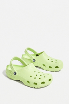 Crocs Celery Green Classic Clogs | Urban Outfitters UK