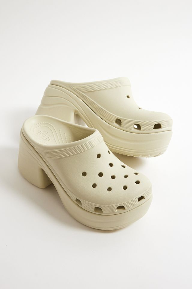 Crocs Bone Siren Heeled Clogs | Urban Outfitters UK