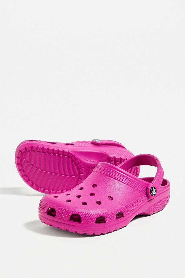 Crocs Fuchsia Classic Clogs | Urban Outfitters UK