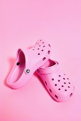 Crocs Pink Taffy Classic Clogs | Urban Outfitters UK