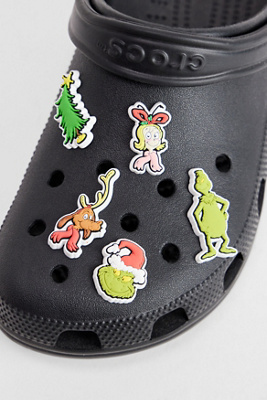 Crocs Grinch Jibbitz 5-Pack | Urban Outfitters UK