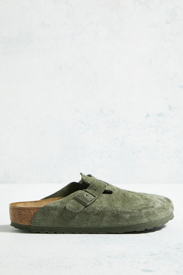 Birkenstock Boston Thyme Suede Clogs | Urban Outfitters UK