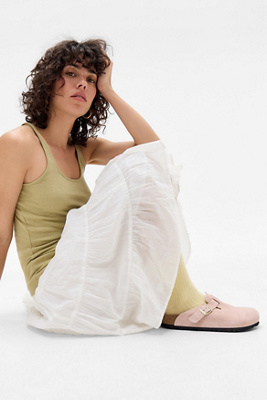 Birkenstock Rose Boston Suede Clogs | Urban Outfitters UK