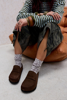 Birkenstock Brown Naples Wrapped Shoes | Urban Outfitters UK