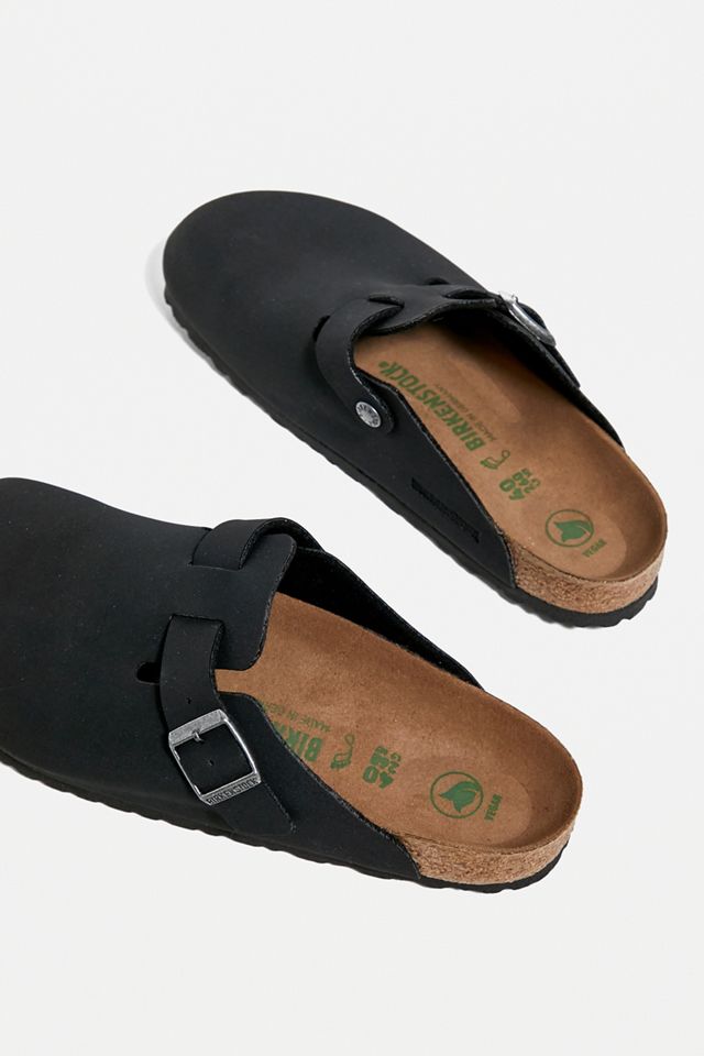 Birkenstock Black Vegan Boston Clogs | Urban Outfitters UK