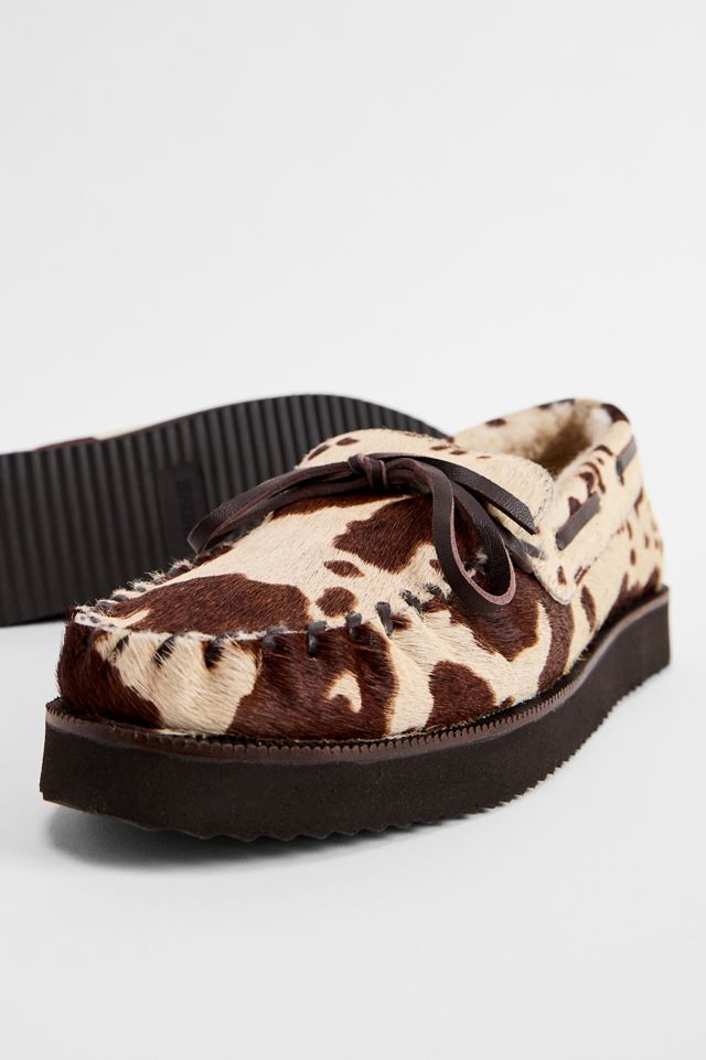 BRONX Cow Print Fenn-Ix Boat Shoes | Urban Outfitters FR