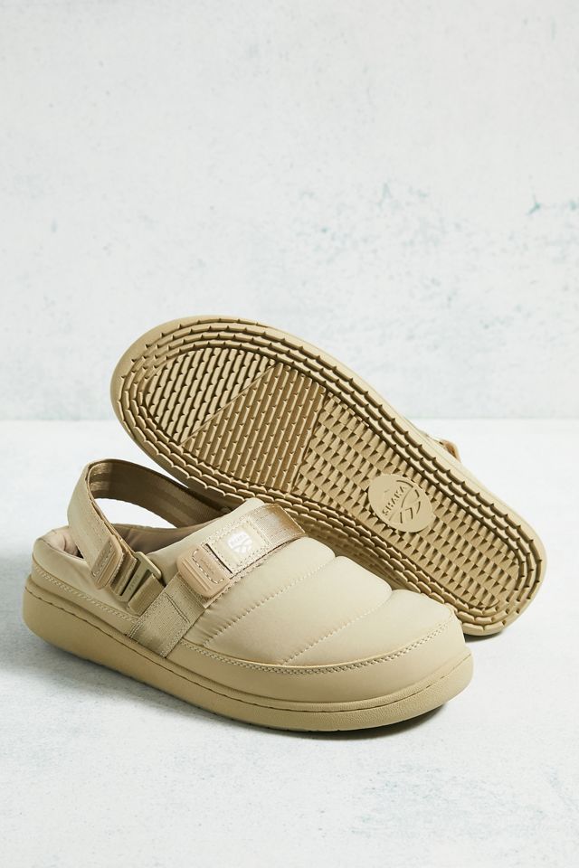 SHAKA Schlaf Ecru Quilted Clogs | Urban Outfitters UK