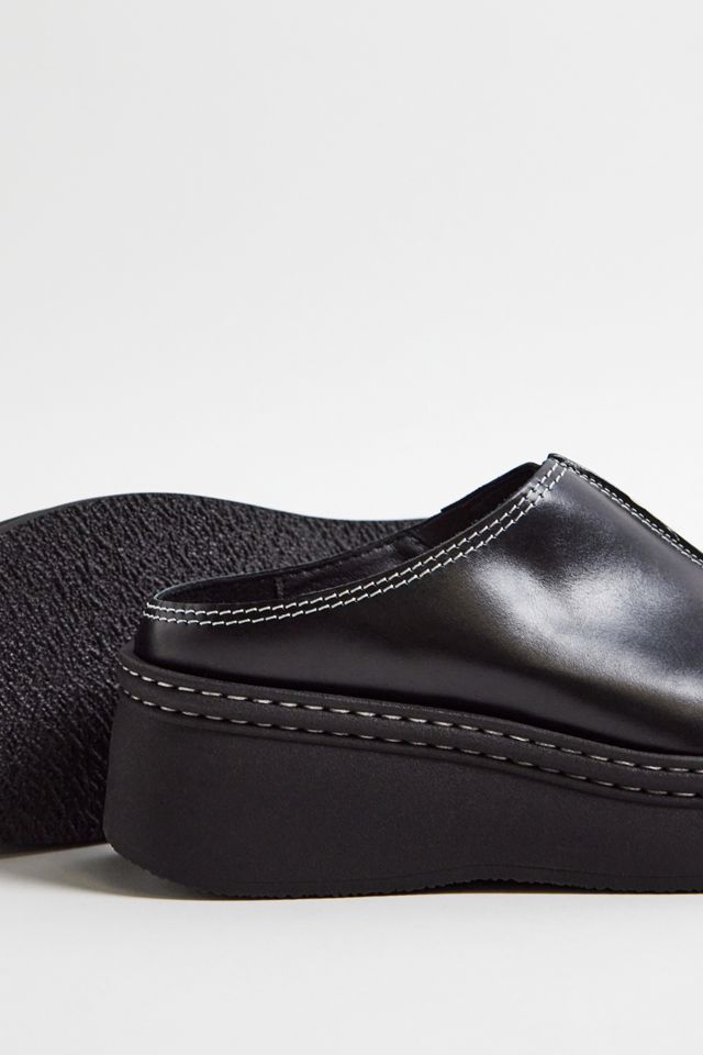 E8 by Miista Black Mega Mule | Urban Outfitters UK