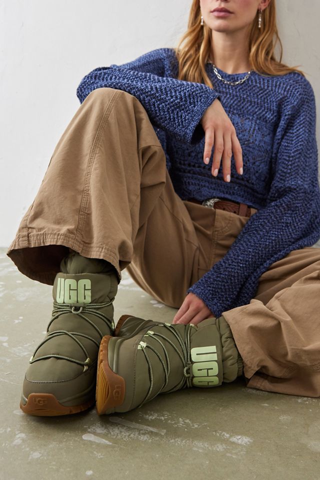 UGG Olive Yose Puffer Boots | Urban Outfitters UK