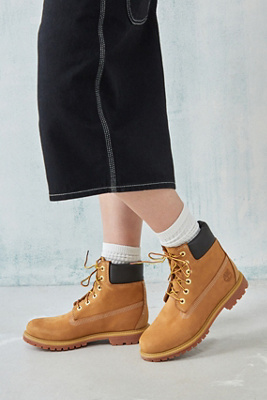 Timberland Yellow Premium Boots | Urban Outfitters UK